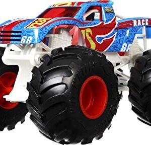 Hot Wheels Monster Trucks Oversized Race Ace 1:24 Scale Die-Cast Toy Truck