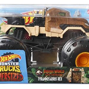 Hot Wheels Monster Trucks, Oversized Monster Truck, 1:24 Scale Die-Cast Toy Truck with Giant Wheels and Cool Designs