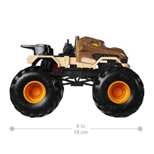 Hot Wheels Monster Trucks, Oversized Monster Truck, 1:24 Scale Die-Cast Toy Truck with Giant Wheels and Cool Designs