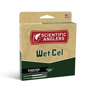 scientific anglers wetcel sink tip fly line (wf8f/s)