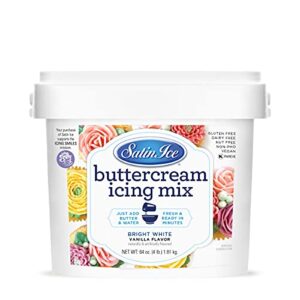 satin ice buttercream icing mix, 4 pounds