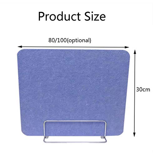 cut off 8030cm Isolation Board Polyester Fiber Material Sound Insulation, Removable Anti-Droplet Baffle, Desk Screen partition, Student exam partition Board, Multi-Color Optional