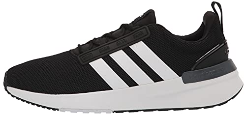 adidas Men's Racer TR21 Trail Running Shoe, Black/White/Core Black, 10.5