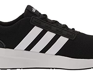 adidas Men's Racer TR21 Trail Running Shoe, Black/White/Core Black, 10.5