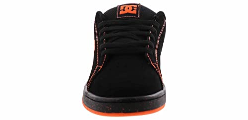 DC Men's Gaveler Low Shoe Skate, Black/Orange, 12