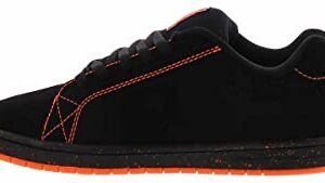 DC Men's Gaveler Low Shoe Skate, Black/Orange, 12