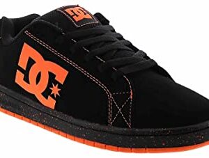 DC Men's Gaveler Low Shoe Skate, Black/Orange, 12