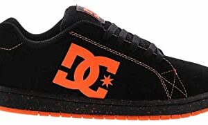 DC Men's Gaveler Low Shoe Skate, Black/Orange, 12