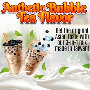 The Ultimate DIY Bubble Tea Kit 6 Flavors of Boba Bubble Tea Drink, 36 Drinks, Taro, Lychee, Coconut, Mango, Milk Tea, Thai Tea Bubble Tea Straws Authentic Boba Tea Kit Asmr Food