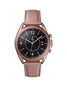 samsung galaxy watch 3 (41mm, gps, bluetooth) smart watch mystic bronze (us version, renewed)