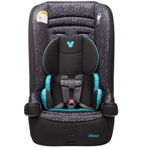 Disney Baby Jive 2 in 1 Convertible Car Seat,Rear-Facing 5-40 pounds and Forward-Facing 22-65 pounds, Mickey Teal