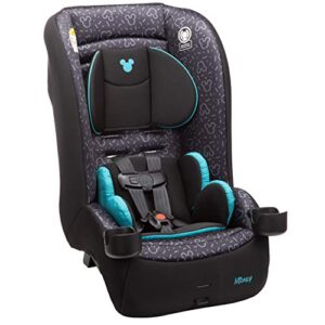 Disney Baby Jive 2 in 1 Convertible Car Seat,Rear-Facing 5-40 pounds and Forward-Facing 22-65 pounds, Mickey Teal