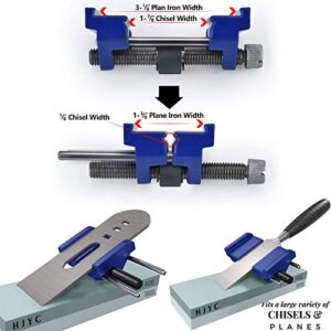 Knife Sharpening Stone Set,4 Side Grit 400/1000 3000/8000 Water Stone,Whetstone Kit with Non-slip Bamboo Base,Flattening Stone,Angle Guide,Leather Strop,Polishing Compound and Honing Guide.