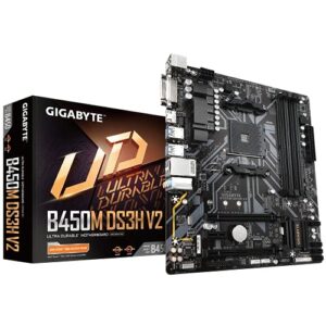 gigabyte b450m ds3h v2 amd am4 socket b450 motherboard