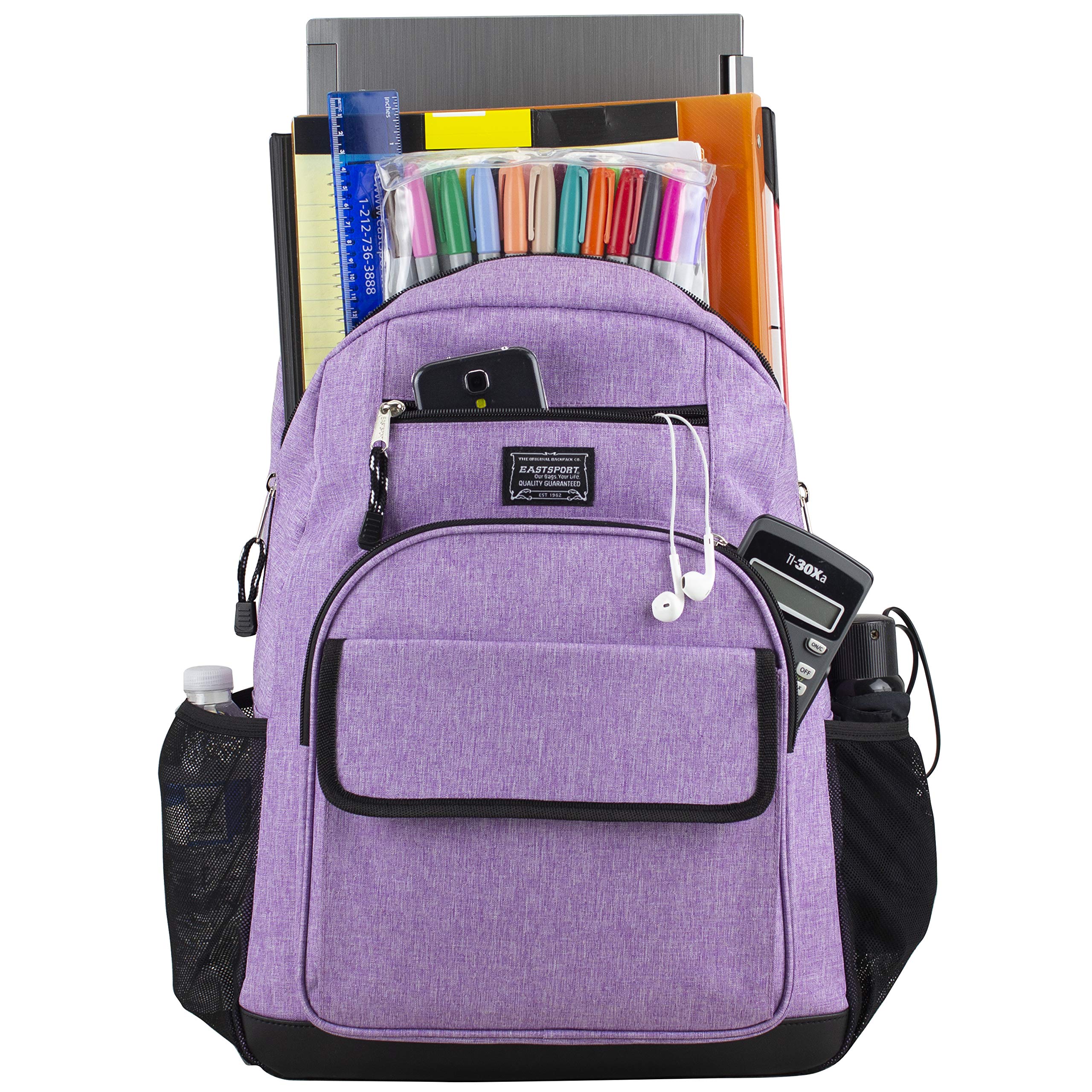 Eastsport Tech Backpack, Purple Chambray