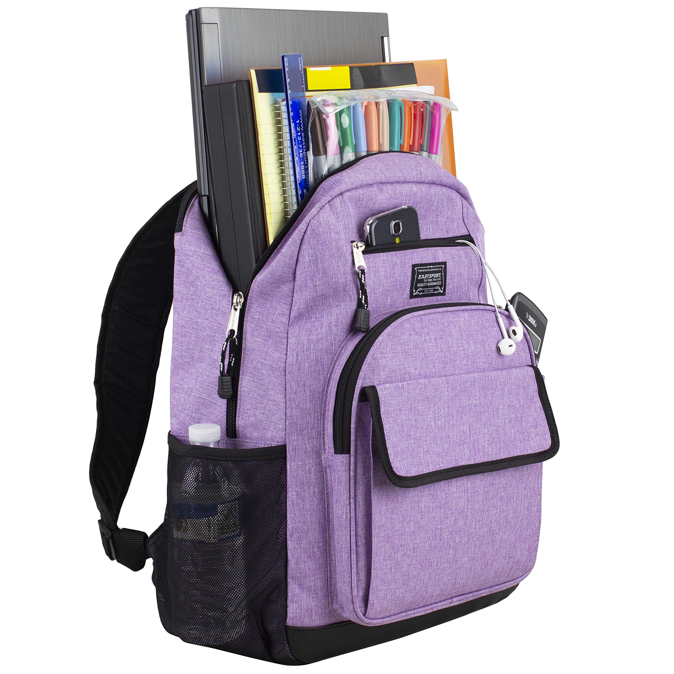 Eastsport Tech Backpack, Purple Chambray