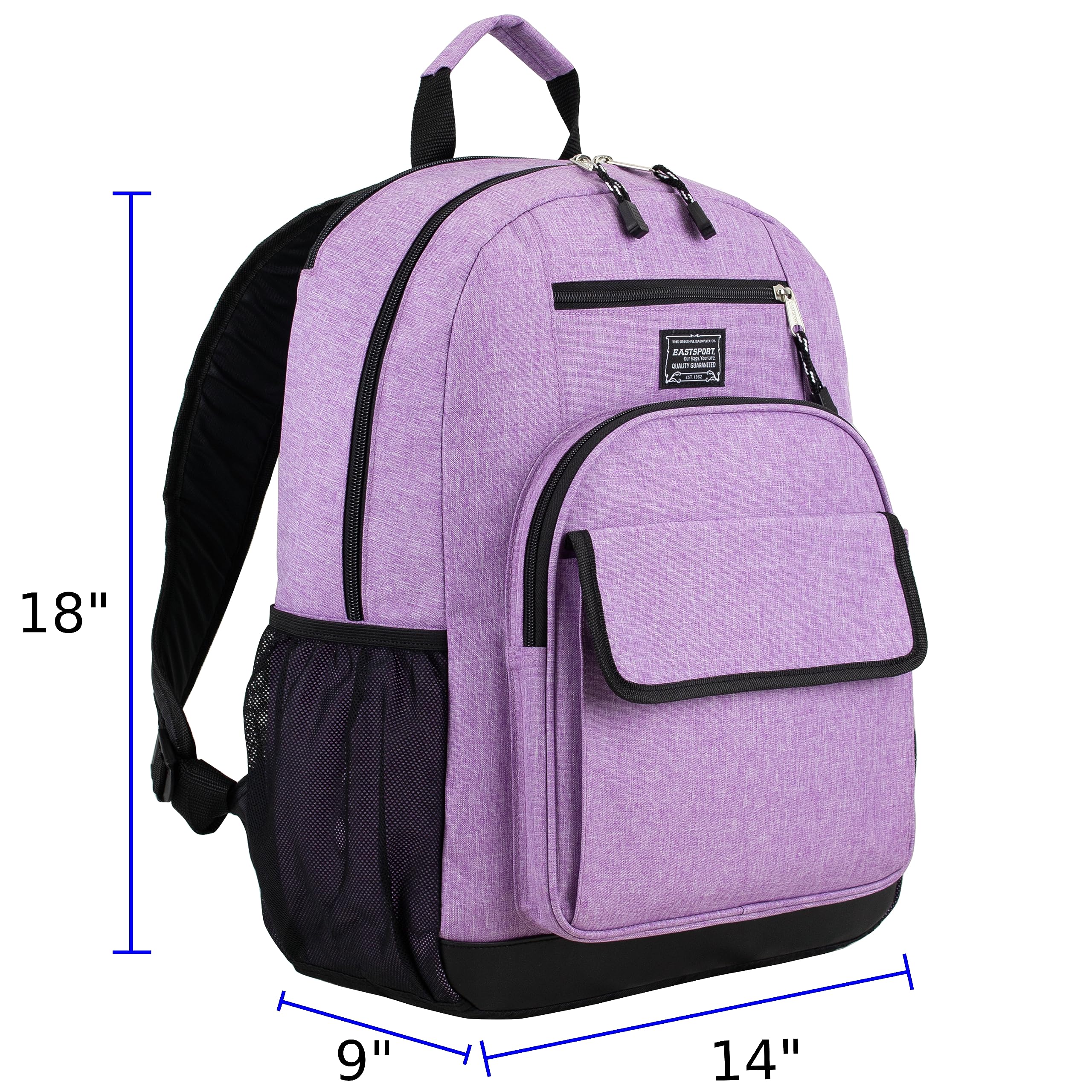 Eastsport Tech Backpack, Purple Chambray