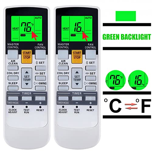 Replacement for Fujitsu Air Conditioner Remote Control Ar-Rah2u Ar-Rah1u Ar-Rae2u Ar-Rae1u Ar-Ry3 Ar-Ry4 Ar-Ry5 Ar-Ry6 Ar-Ry7 Ar-Ry10 Ar-Ry11 Ar-Ry12 Ar-Ry14 Ar-Ry15 Ar-Ry16 Ar-Ry17 Ar-Ry19 ... A