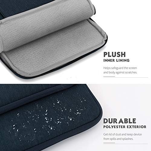 MoKo Laptop Sleeve Bag for 13.3-14 Inch, Notebook Carrying Case with Pocket Fits MacBook Pro M2 14" /13" M2/M1 Pro/M1 Max 14.2 2023-2021/Air 13.6" M2 2022, Surface Pro 9/8 13", Indigo