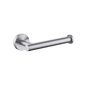 tastos brushed nickel toilet paper holder sus304 stainless steel, modern round tissue roll holders wall mount, toilet paper roll dispenser bathroom 5 inch tp holder for kitchen washroom