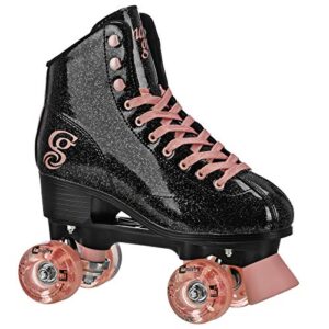 candi grl sabina - colorful freestyle roller skates - black/rose black/rose size 07