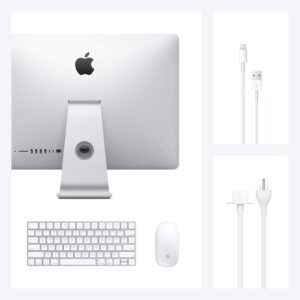 Apple 21.5-inch iMac Intel Core i5 (2.3GHz) 8GB Memory 256GB SSD Silver MHK03LL/A(Renewed)