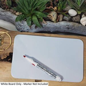 Small Dry Erase Board – Compact Durable Small White Board – Mini White Board for Desk or Kids Dry Erase Board