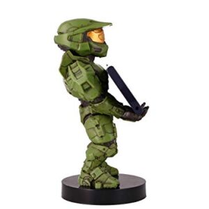 Exquisite Gaming: Halo: Master Chief - Mobile Phone & Gaming Controller Holder, Device Stand, Cable Guys, Xbox Licensed Figure