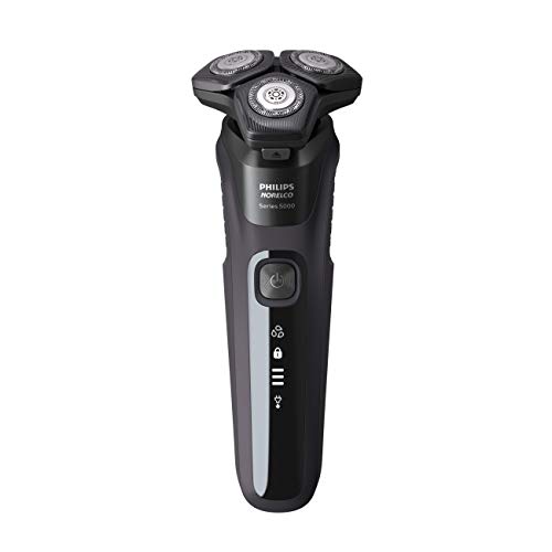 Philips Norelco Shaver 5300, Rechargeable Wet & Dry Shaver with Pop-Up Trimmer, S5588/81, Men