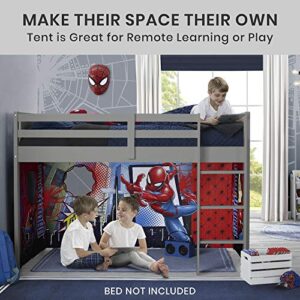 Spider-Man Loft Bed Tent - Curtain Set for Low Twin Loft Bed (Bed Sold Separately) by Delta Children