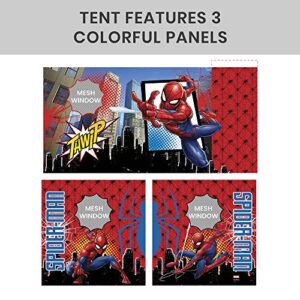 Spider-Man Loft Bed Tent - Curtain Set for Low Twin Loft Bed (Bed Sold Separately) by Delta Children