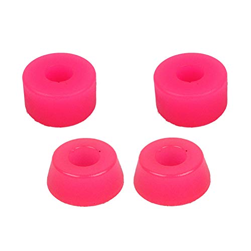 Dime Bag Hardware Skateboard Truck Rebuild Kit Bushings Washers Pivot Cups for 2 Trucks (90A Pink)