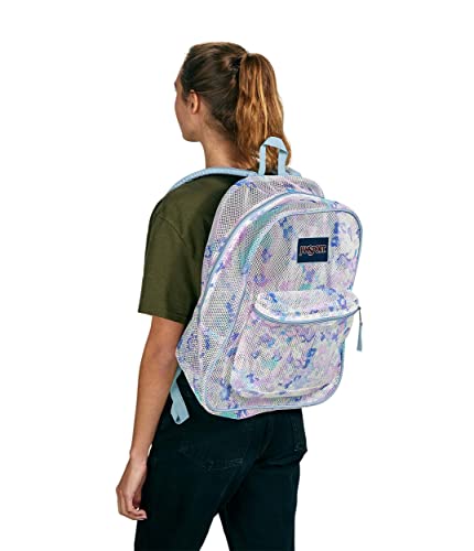 JanSport Mesh Pack - See Through Backpack Ideal for Class or Beach Outtings, Mystic Floral