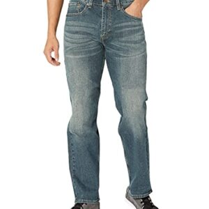 Signature by Levi Strauss & Co. Gold Label Men's Regular Fit Flex Jeans, Roadside, 44Wx32L