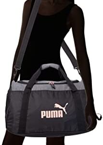 PUMA womens Evercat No. 1 Logo Duffel Bags, Pink/Grey, One Size US