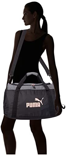 PUMA womens Evercat No. 1 Logo Duffel Bags, Pink/Grey, One Size US