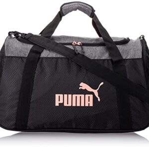 PUMA womens Evercat No. 1 Logo Duffel Bags, Pink/Grey, One Size US