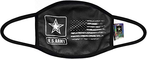 Icon Sports U.S. Army Military Officially Licensed Primary Logo Reusable Face Covering Cloth 01-3