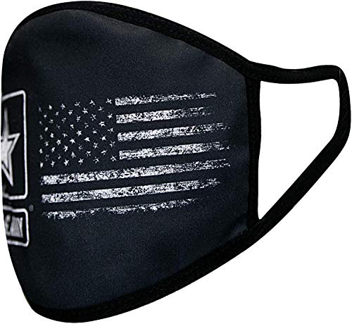 Icon Sports U.S. Army Military Officially Licensed Primary Logo Reusable Face Covering Cloth 01-3