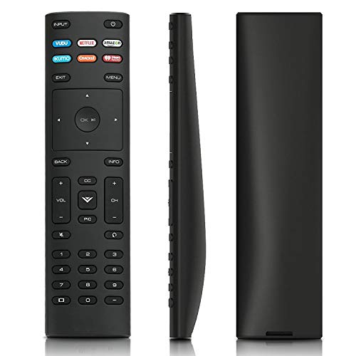 Universal Vizio Remote XRT136 with Hulu Netflix VUDU XUMO Crackle iHeart Apps for Vizio TV D50f-F1 D24f-F1 D43f-F1 E43-E2 E60-E3 E75-E1 P55-E1 P65-E1 P75-E1 M70-E3 M65-E0