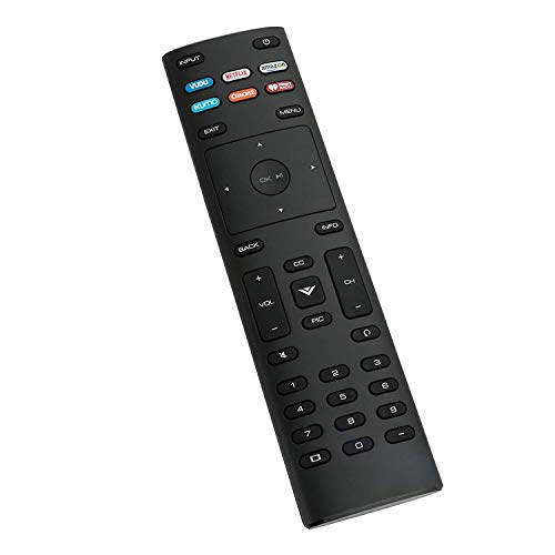 Universal Vizio Remote XRT136 with Hulu Netflix VUDU XUMO Crackle iHeart Apps for Vizio TV D50f-F1 D24f-F1 D43f-F1 E43-E2 E60-E3 E75-E1 P55-E1 P65-E1 P75-E1 M70-E3 M65-E0