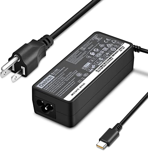 Charger for Lenovo Laptop Computer 65W 45W USB C Fast Power Adapter