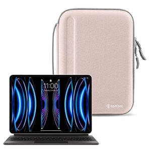 tomtoc Portfolio Case for 10.9-inch New iPad Air 5th Gen 2022, 11-inch iPad Pro M1&M2 2018-2022, 10.9-in/10.2-in iPad 10/9, Carrying Storage Sleeve Bag with Accessories Compartment