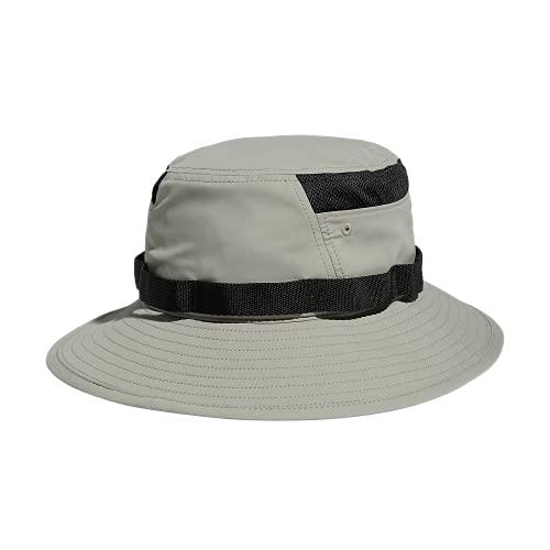 adidas mens Victory 3 Hat Bucket Headwear, Feather Grey/Black, Large-X-Large US