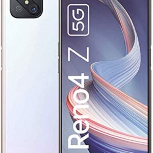 OPPO Reno4 Z 5G Dual SIM Smartphone, 6.57 Inch 120Hz Ultra HD Display, 48+8+2+2MP Camera, 16MP Dual Front Camera, 128GB ROM/8GB RAM EU/UK Global ROM CPH2065 - Dew White