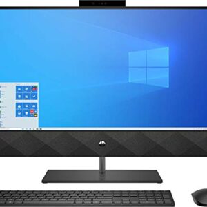 HP Pavilion 27 TOUCH Desktop 2TB SSD 64GB RAM Win 10 Pro (Intel Core i9-10900 processor w TURBO Boost to 5.20GHz, 64 GB RAM, 2 TB SSD, 27-inch FHD TOUCHSCREEN, Win 10 Pro) PC Computer All-in-One Black