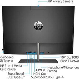 HP Pavilion 27 TOUCH Desktop 2TB SSD 64GB RAM Win 10 Pro (Intel Core i9-10900 processor w TURBO Boost to 5.20GHz, 64 GB RAM, 2 TB SSD, 27-inch FHD TOUCHSCREEN, Win 10 Pro) PC Computer All-in-One Black