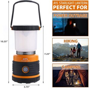 LED Camping Lantern Rechargeable, 1800LM, 4 Light Modes, 4400mAh Power Bank, IP44 Waterproof, Perfect Lantern Flashlight for Hurricane, Emergency, Power Outages, Home and More, USB Cable Included