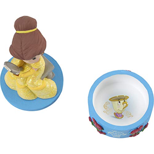 Precious Moments - Disney Beast True Beauty Belle Resin Covered Box - Collectible Décor, Birthday, Holiday Present, or Anniversary