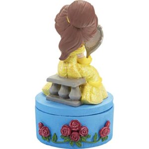 Precious Moments - Disney Beast True Beauty Belle Resin Covered Box - Collectible Décor, Birthday, Holiday Present, or Anniversary